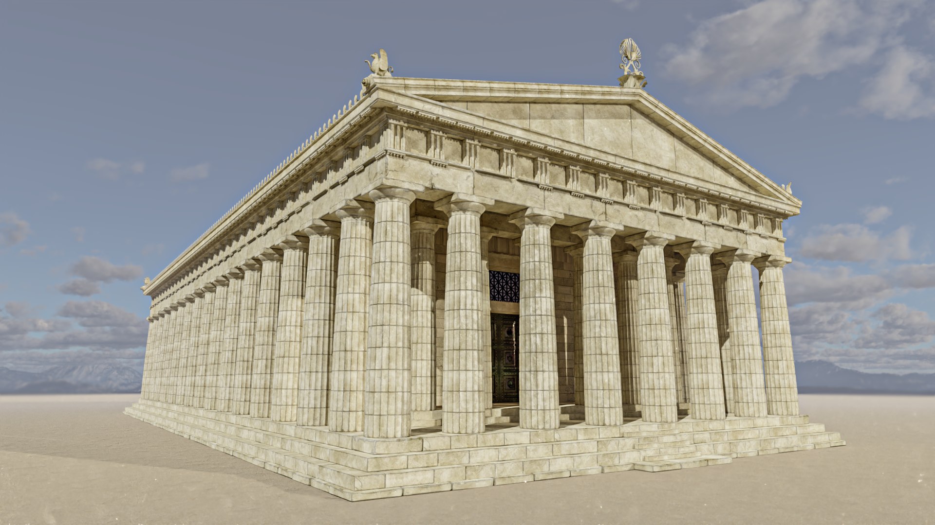 Parthenon Architecture Model - TurboSquid 1596794