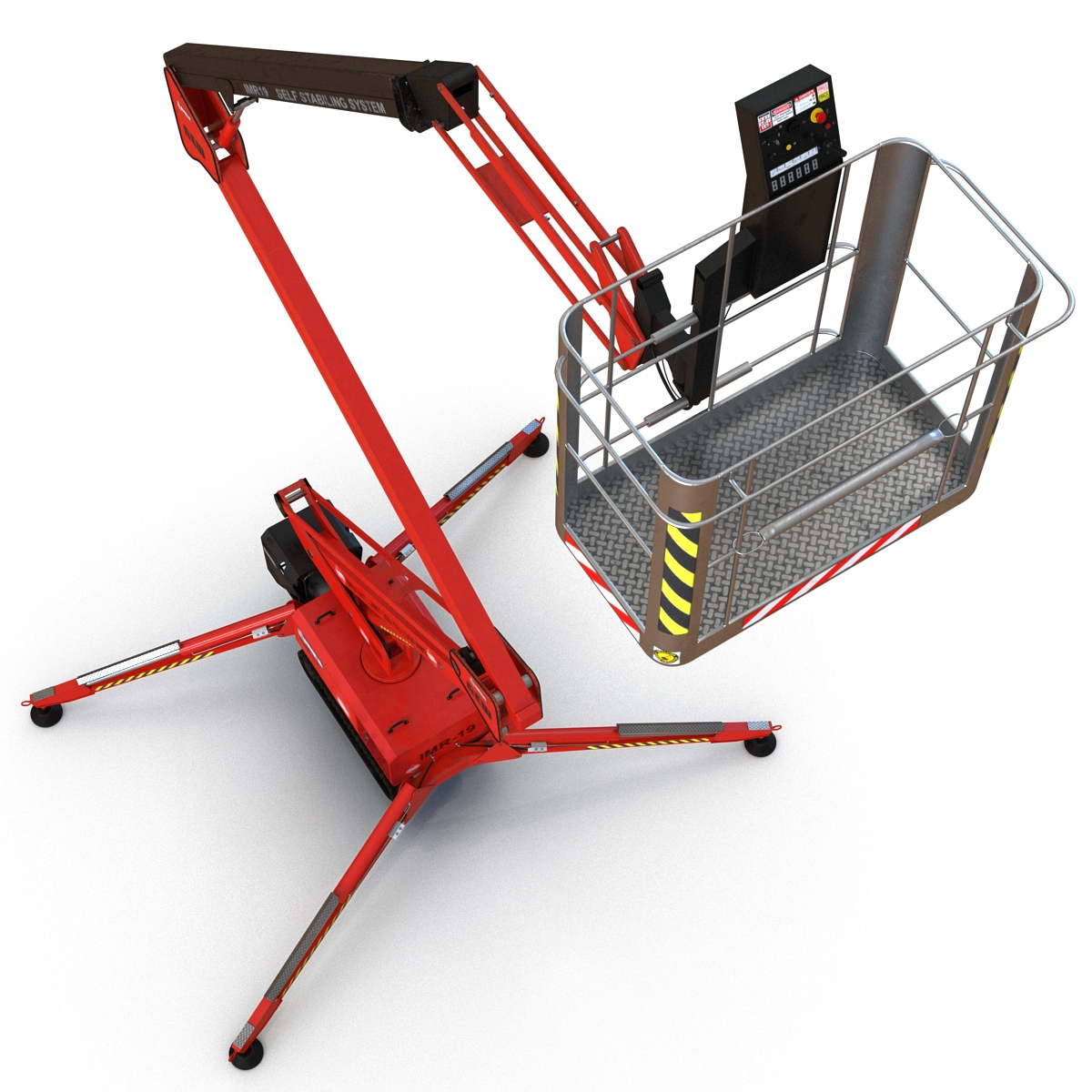 telescopic boom lift red max