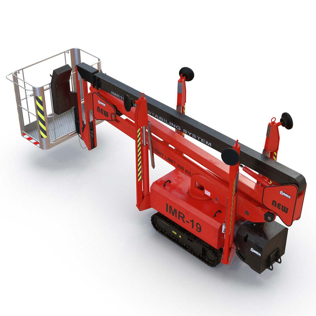 telescopic boom lift red max