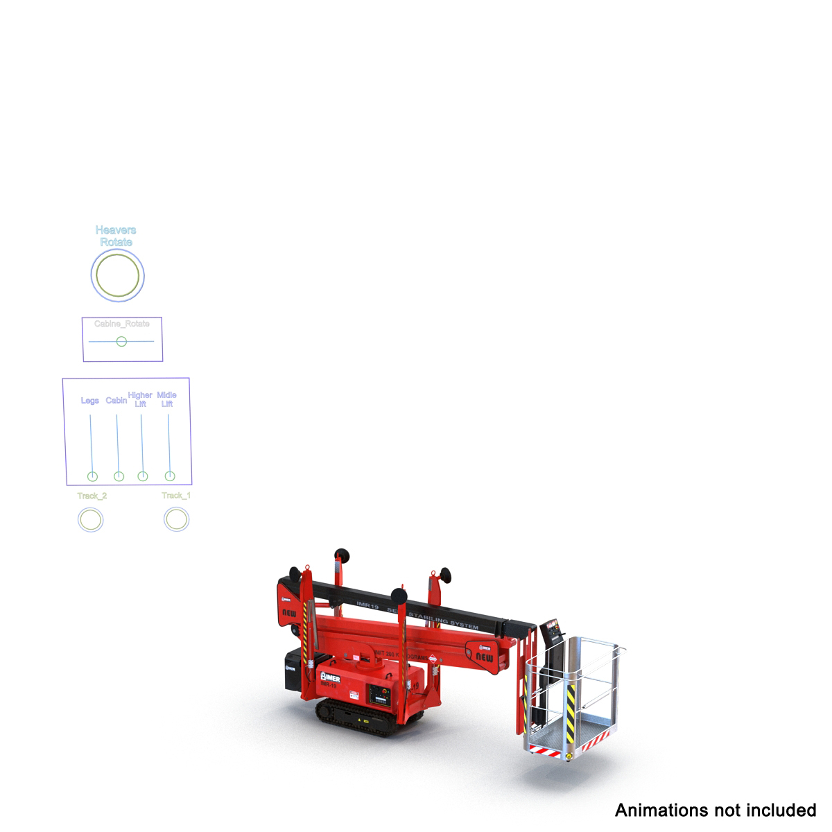 telescopic boom lift red max