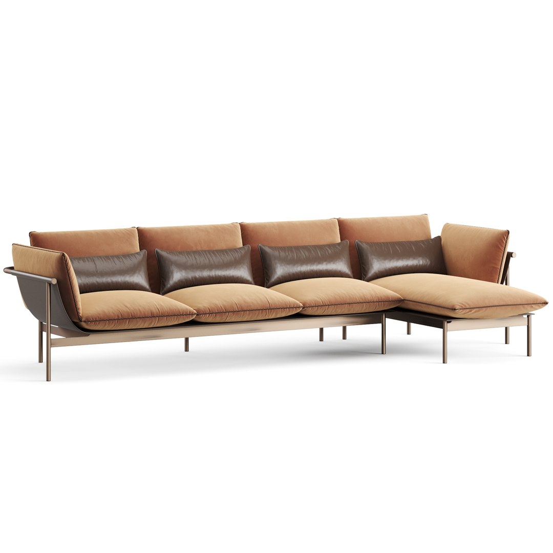 Fendi Casa Totu Sofa Corner 3D Model - TurboSquid 2080465