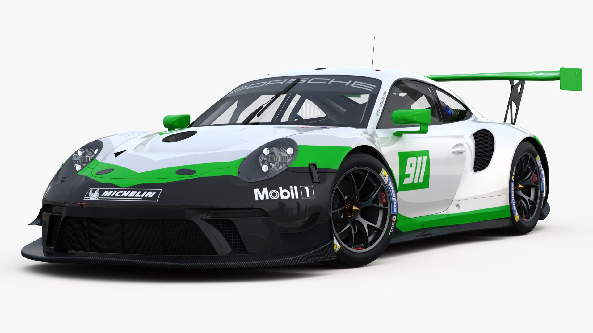 3D porsche 911 gt3 r model - TurboSquid 1636210