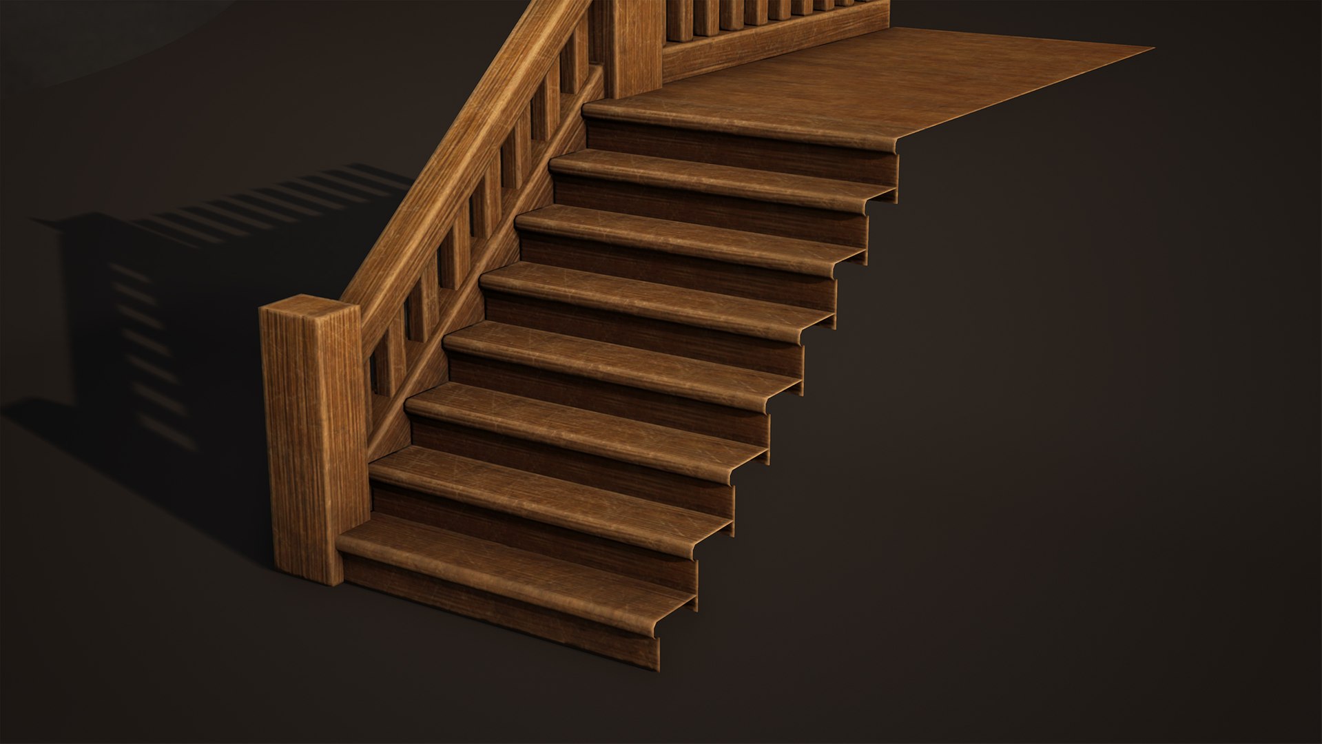 3D Stair Staircase Architecture Model - TurboSquid 1689614