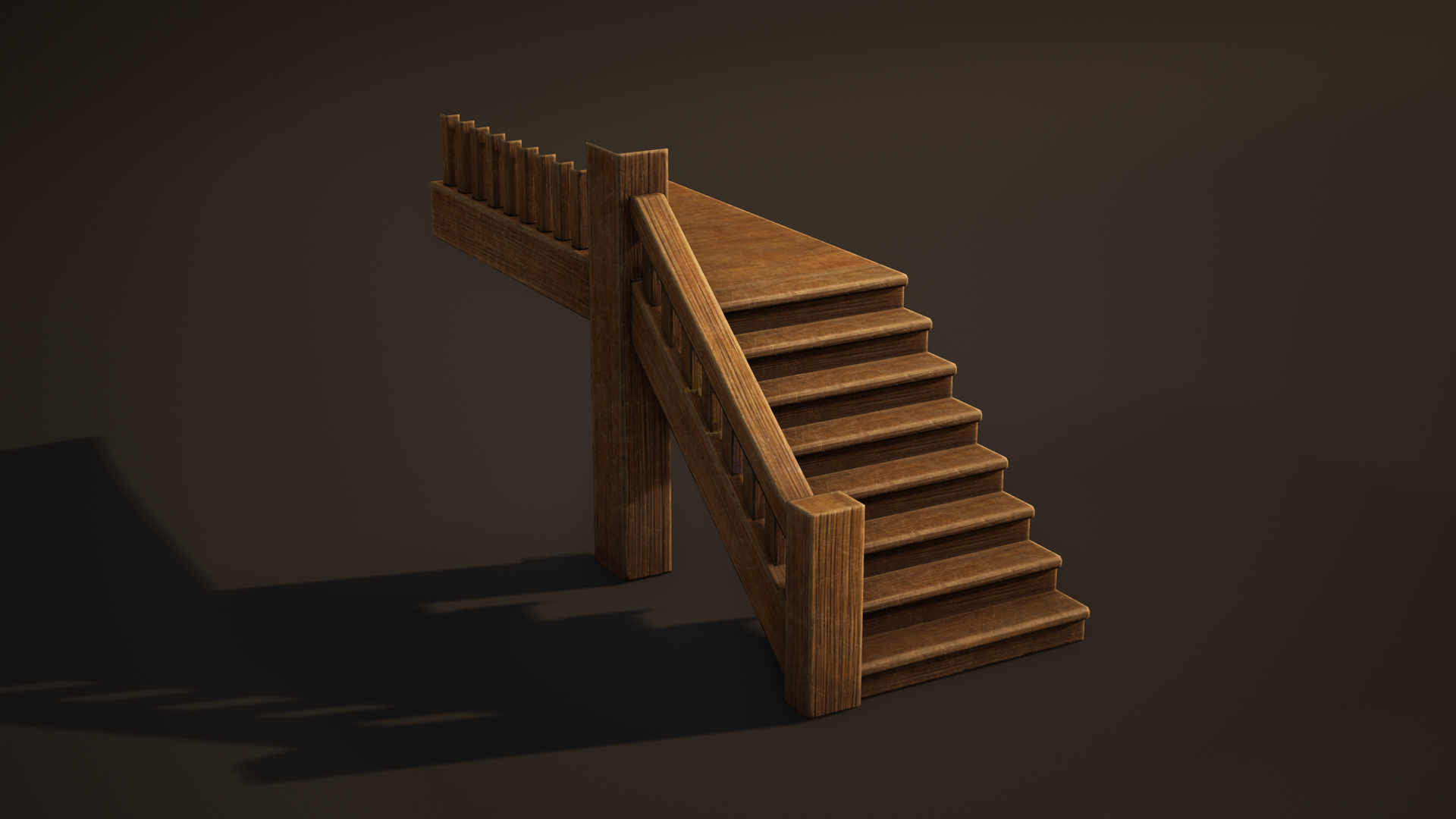 3D stair staircase architecture model - TurboSquid 1689614