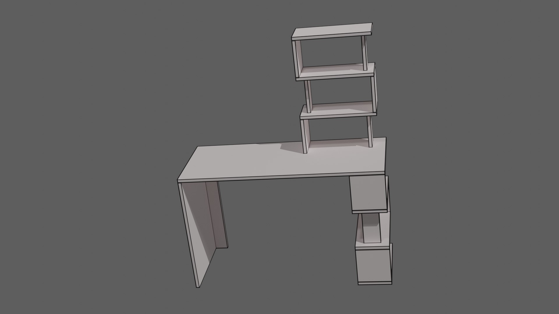 3D Computer Desk - TurboSquid 1623214