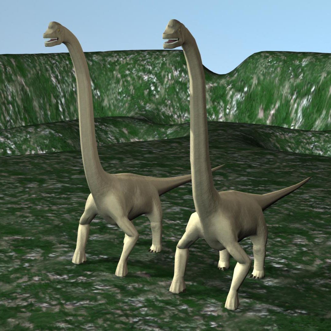 brachiosaurus obj