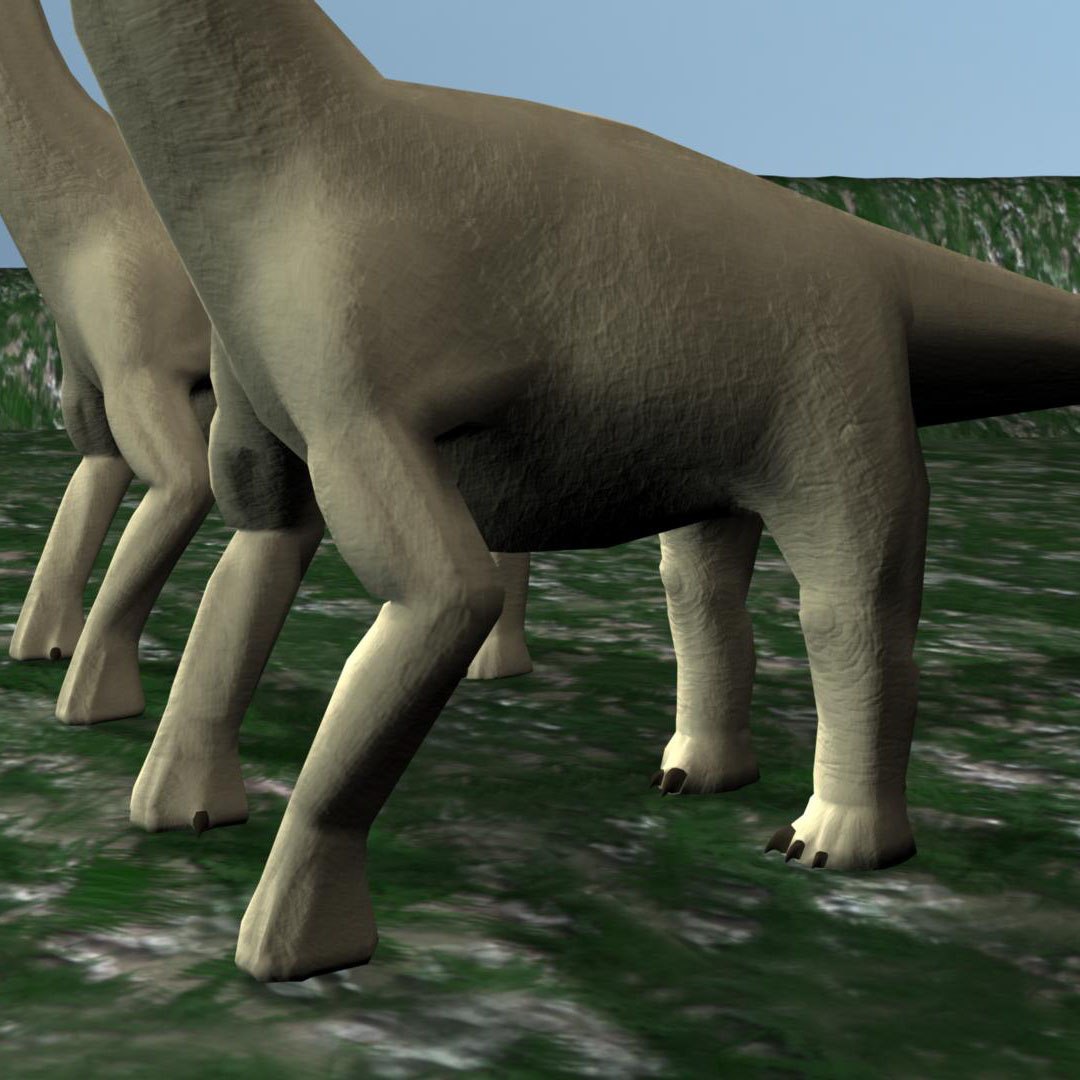 Brachiosaurus Obj
