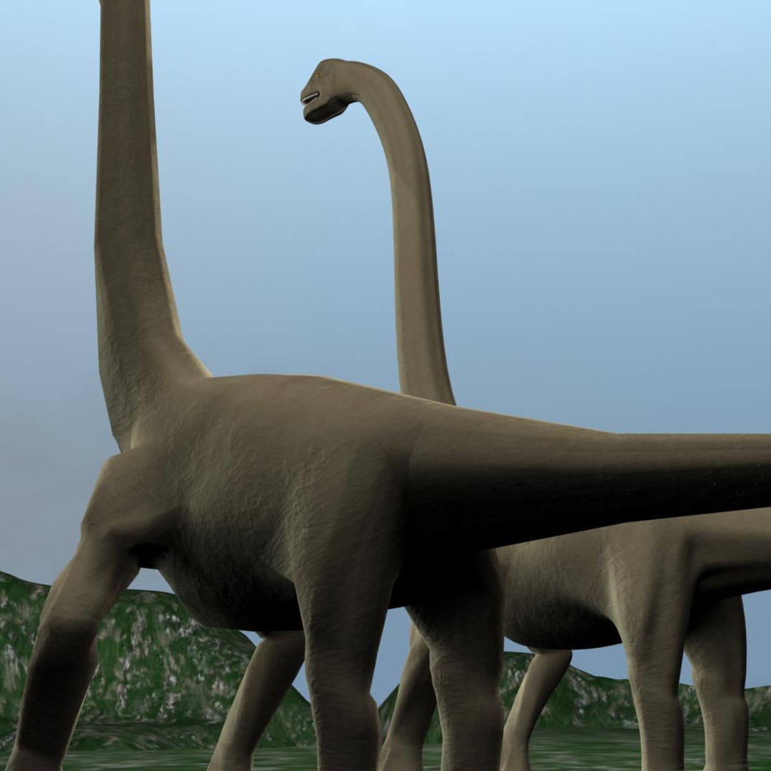 Brachiosaurus Obj