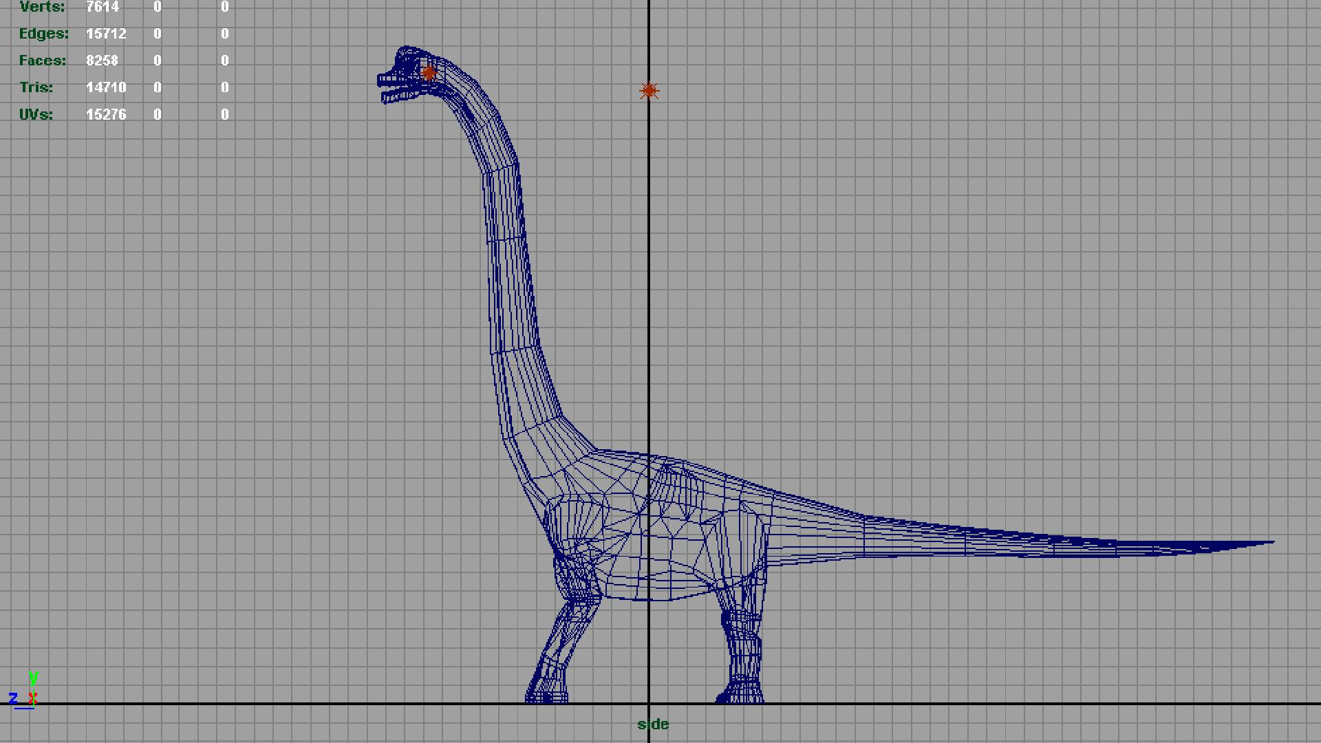 brachiosaurus obj