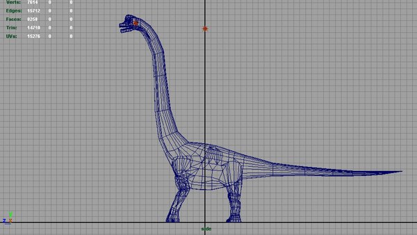 brachiosaurus obj