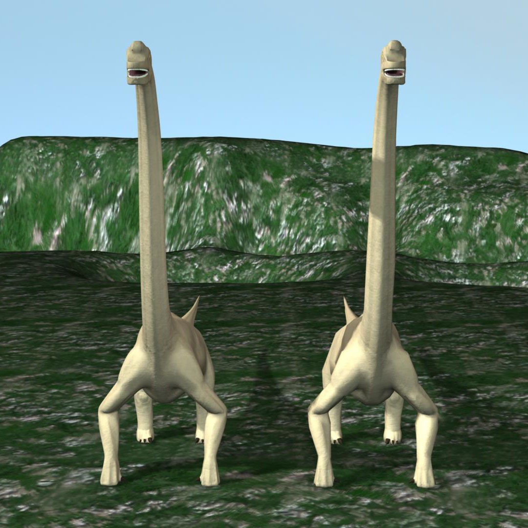 Brachiosaurus Obj