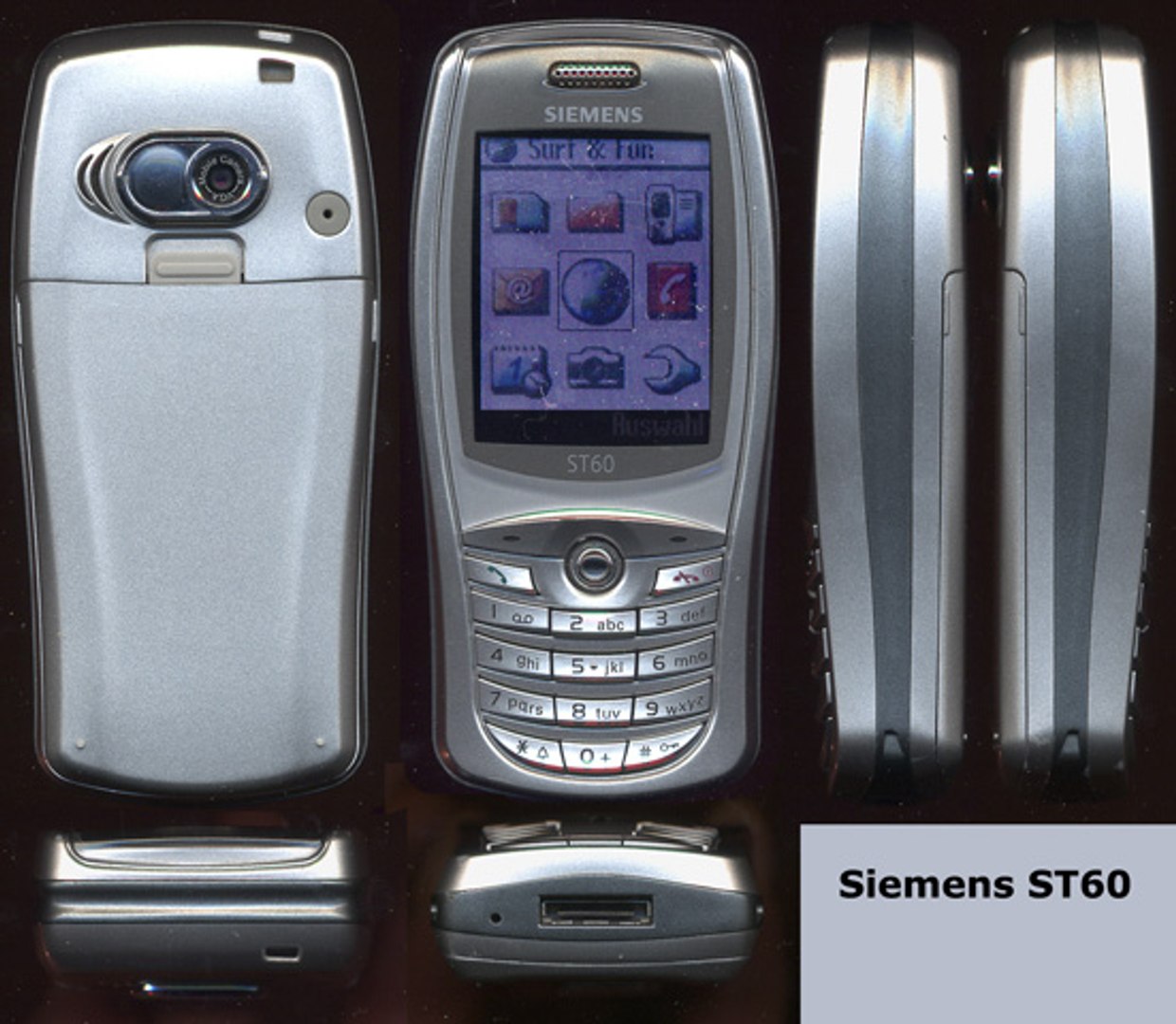 3d siemens st60 mobile phone