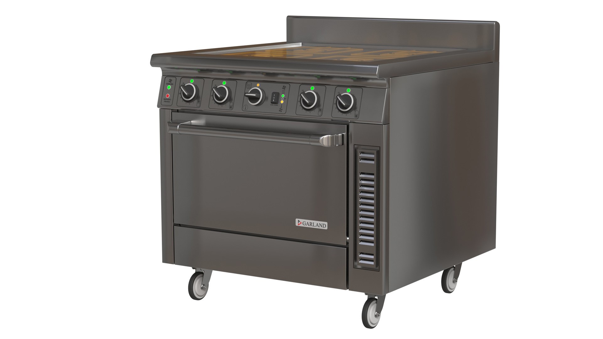 Garland Master Series Electric Induction Range Gme36-i14c 3D Model ...
