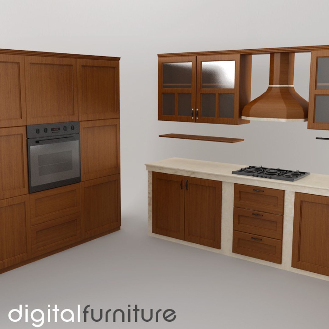 Kitchen 3d Max