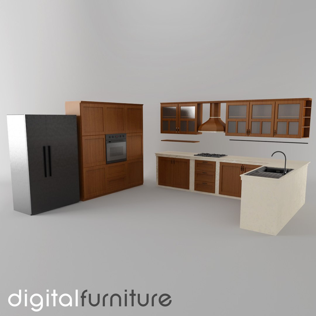 Kitchen 3d Max