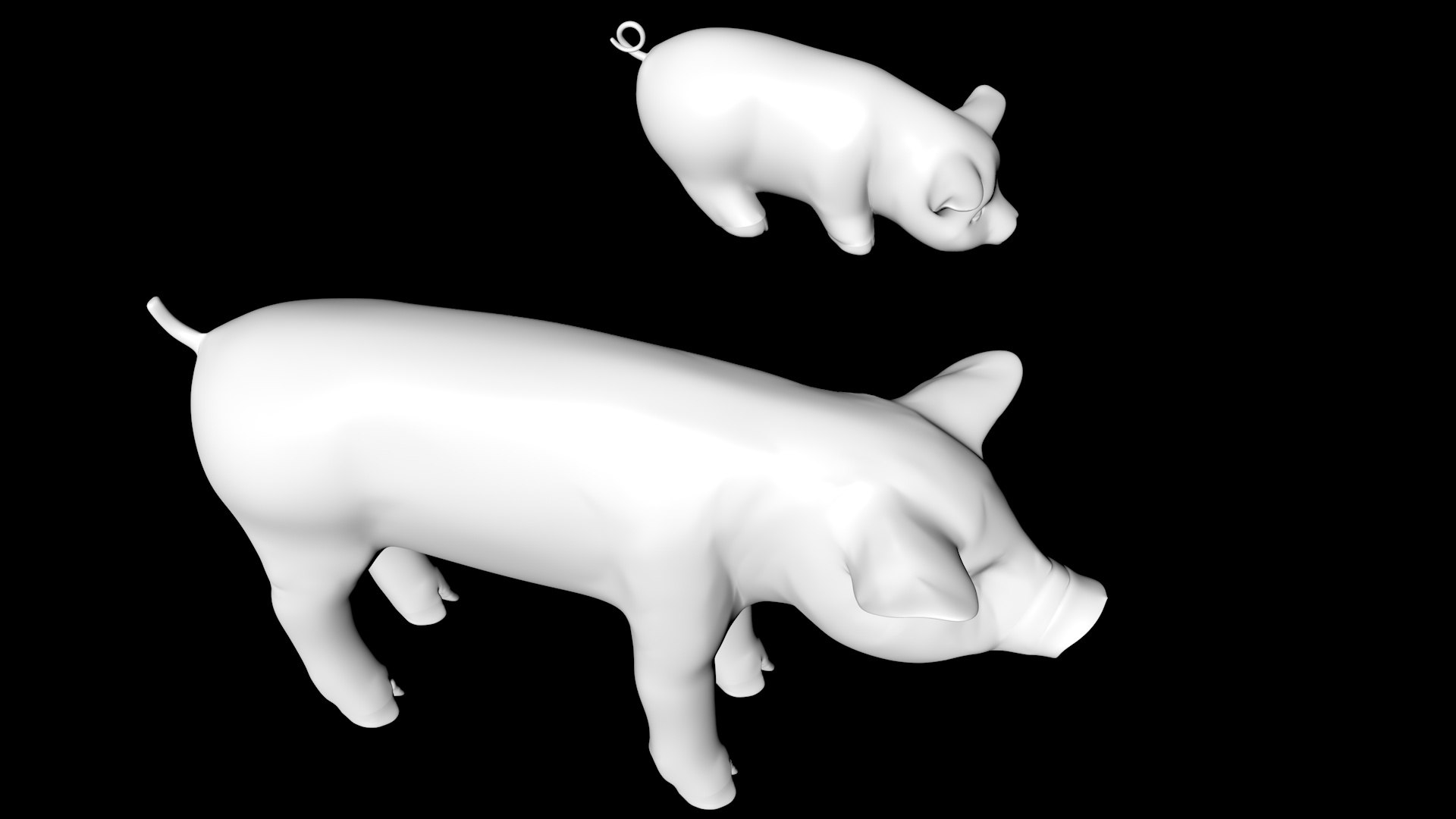 Pig 3D - TurboSquid 1689589
