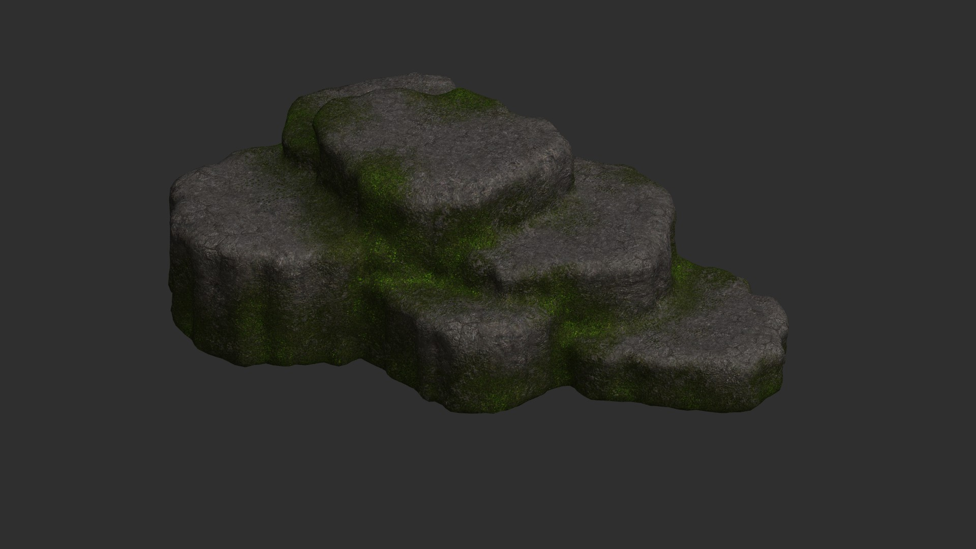 Cave Platform 4 - Moss 1 3D Model - TurboSquid 2083183