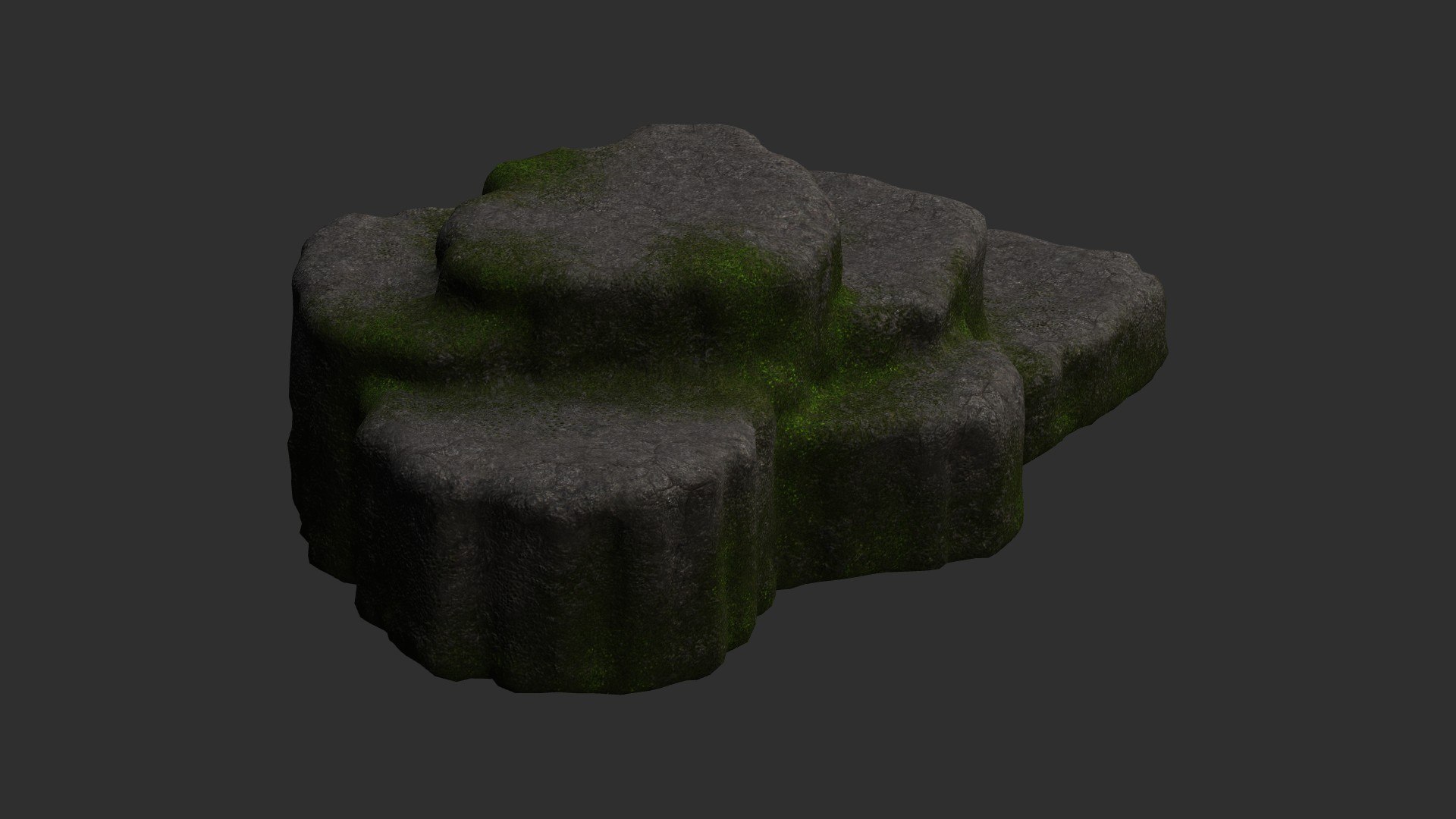 Cave Platform 4 - Moss 1 3D Model - TurboSquid 2083183