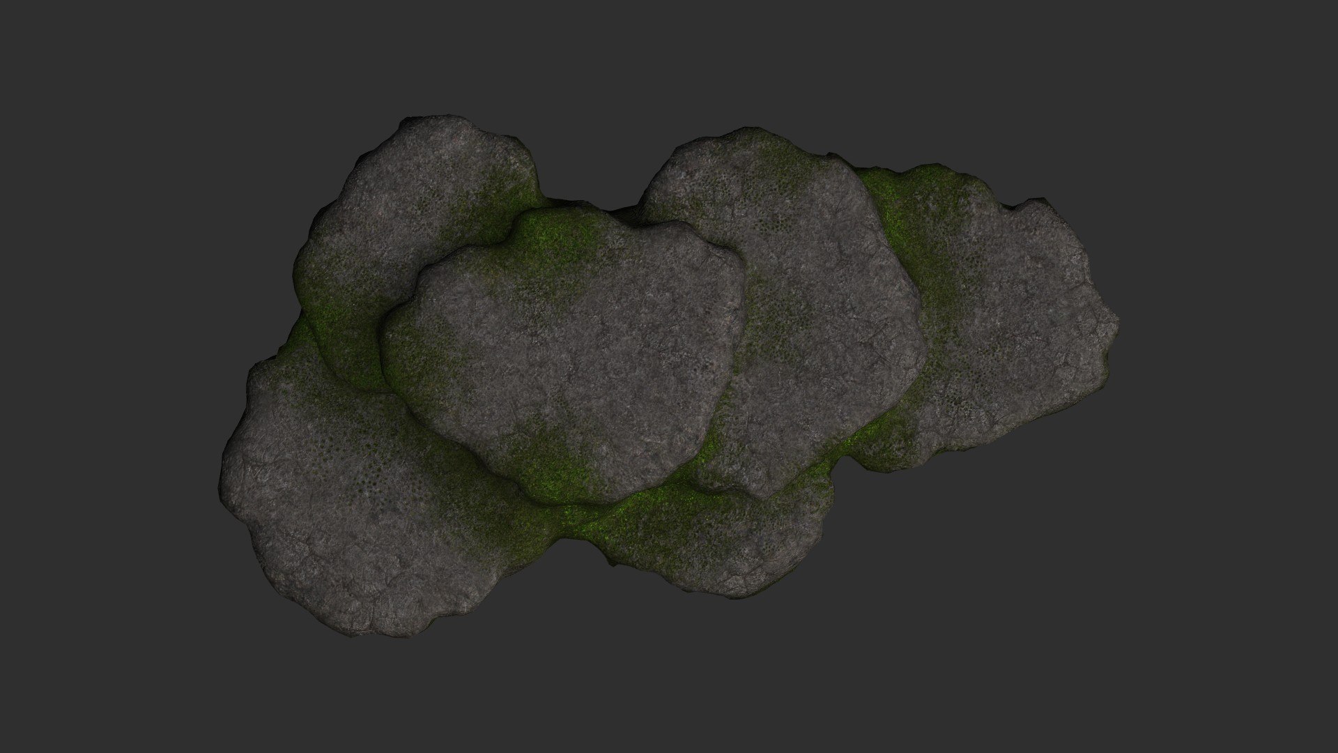 Cave Platform 4 - Moss 1 3D Model - TurboSquid 2083183