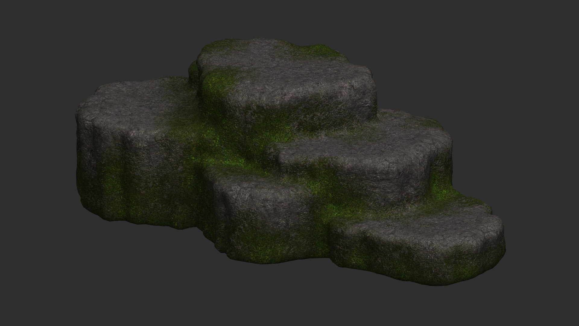 Cave Platform 4 - Moss 1 3D Model - TurboSquid 2083183