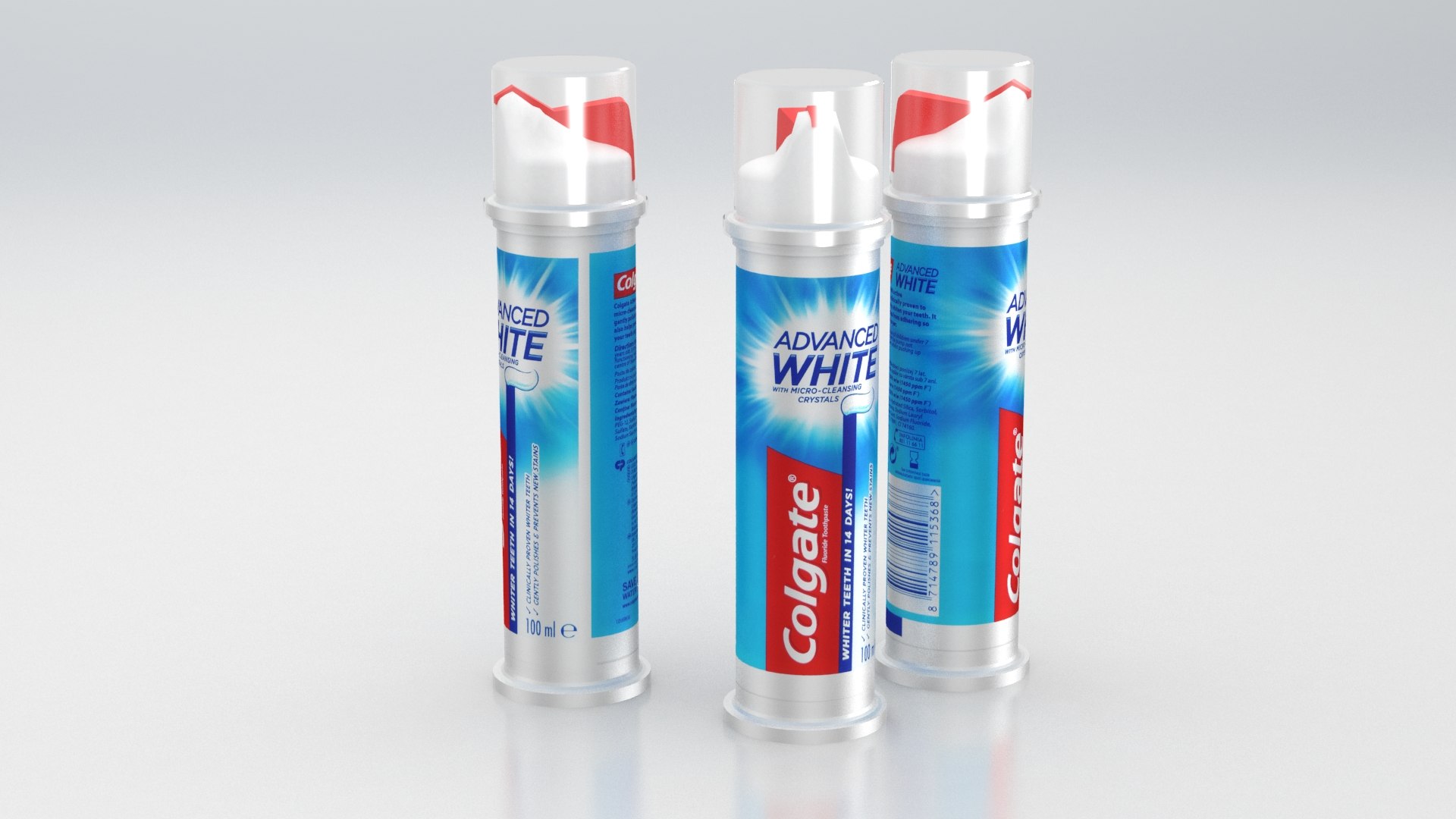 3D Toothpaste Model - TurboSquid 1393757