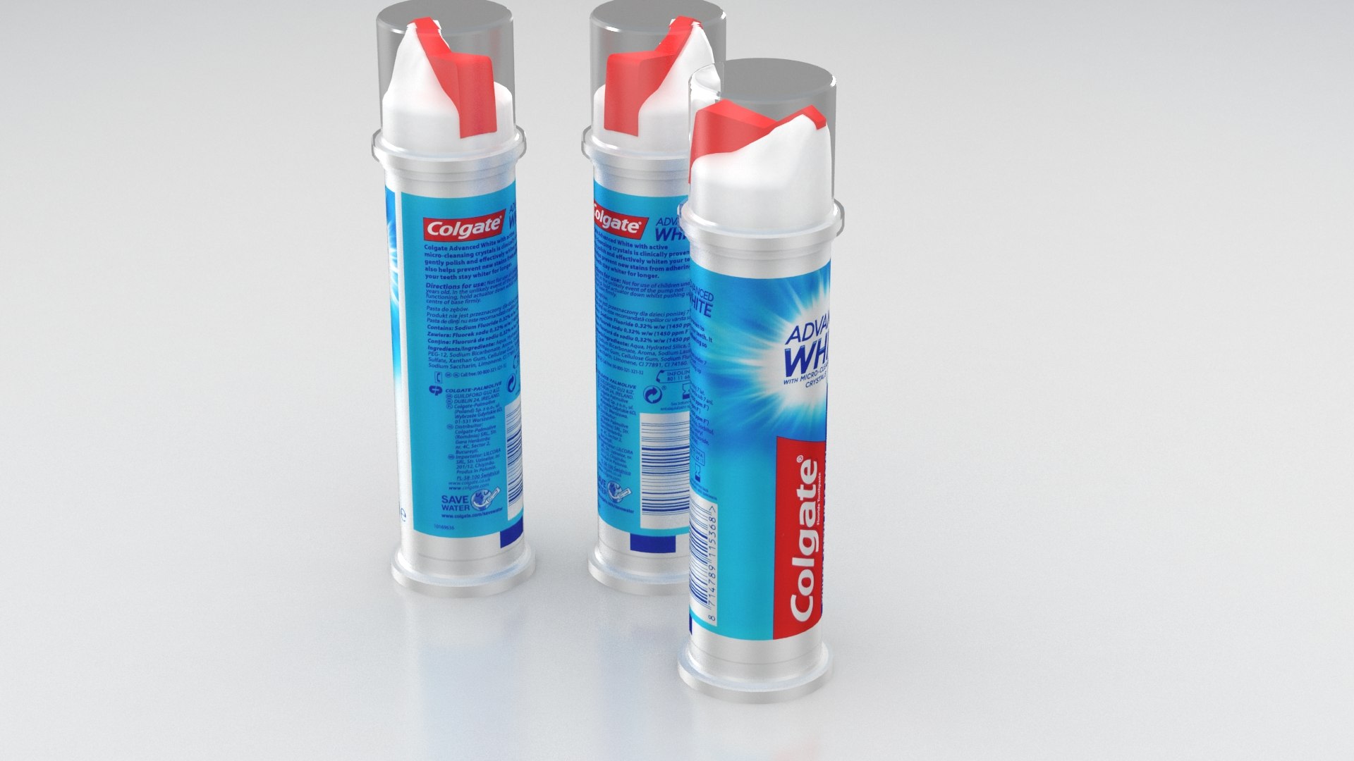 3D Toothpaste Model - TurboSquid 1393757
