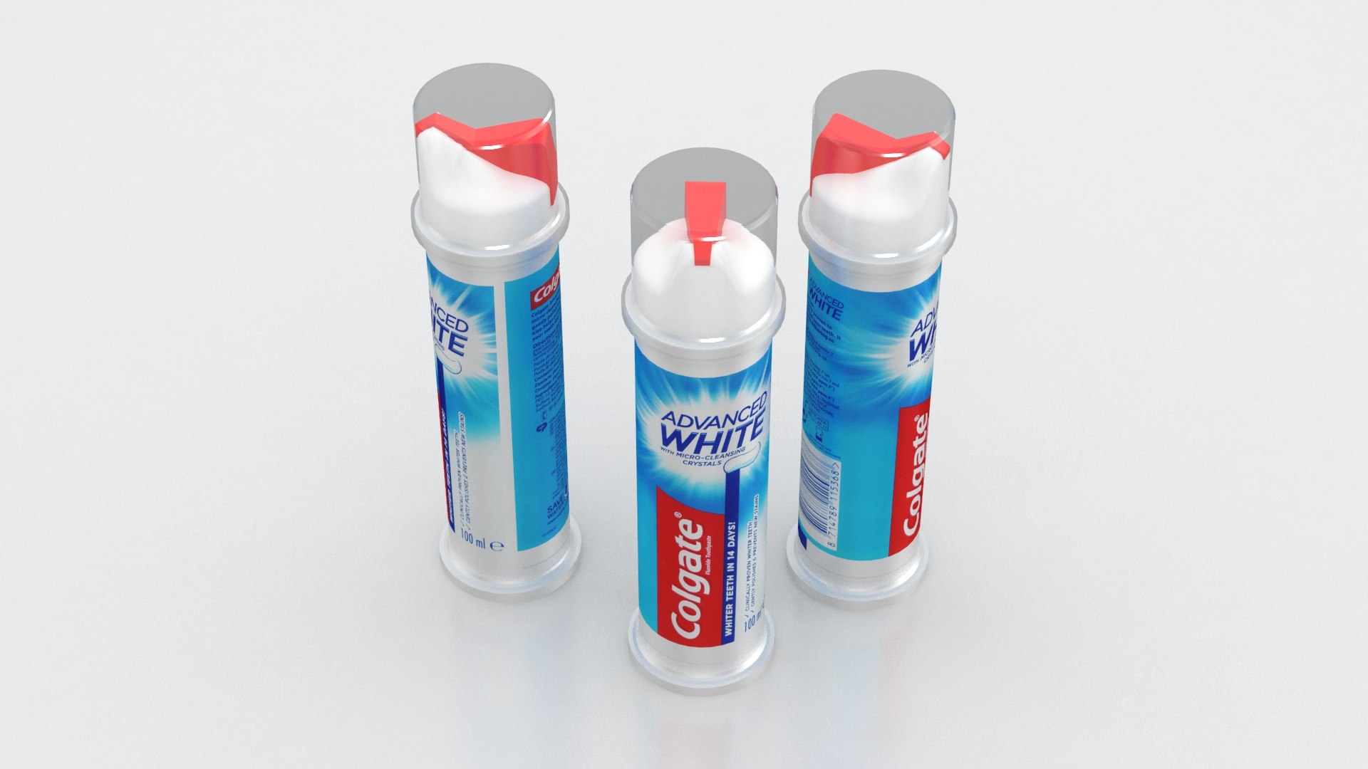 3D Toothpaste Model - TurboSquid 1393757