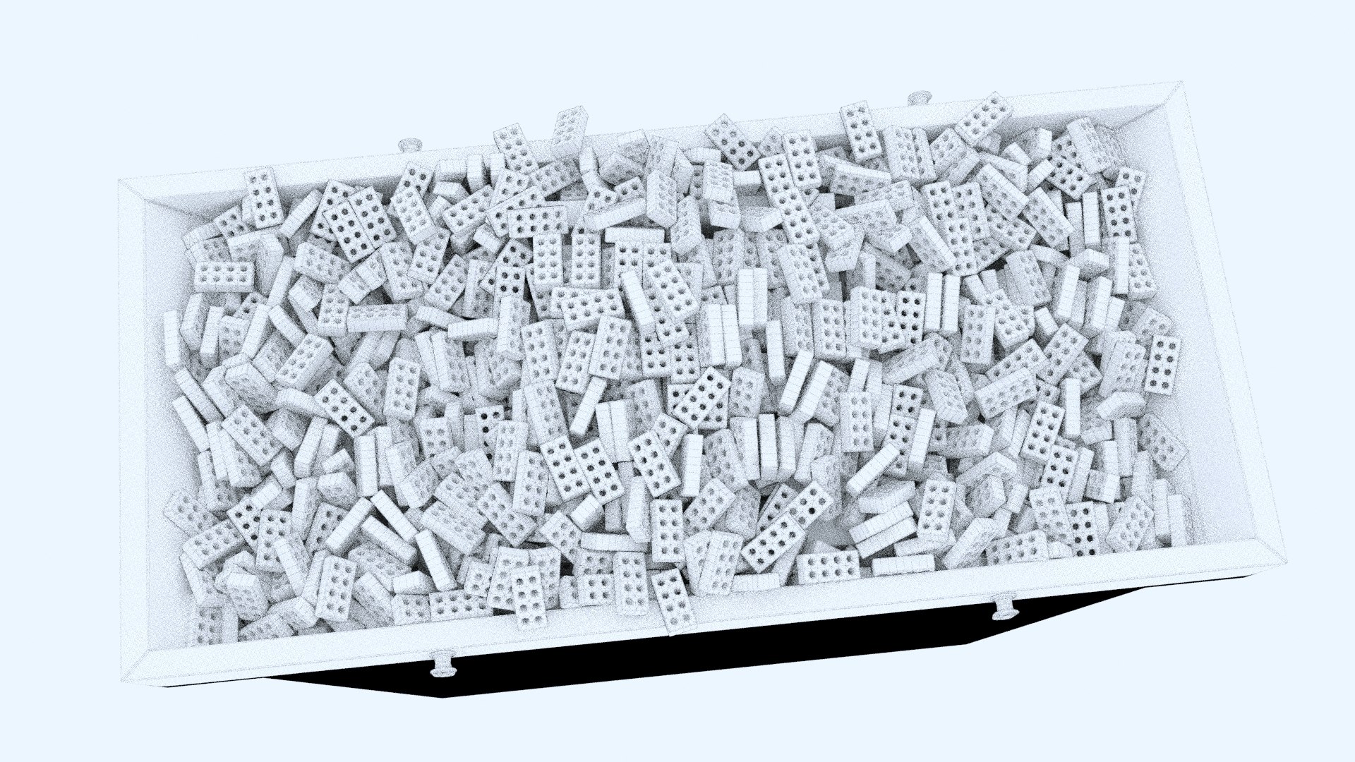 Industrial Container With Concrete Bricks 2 3D Model - TurboSquid 1966378
