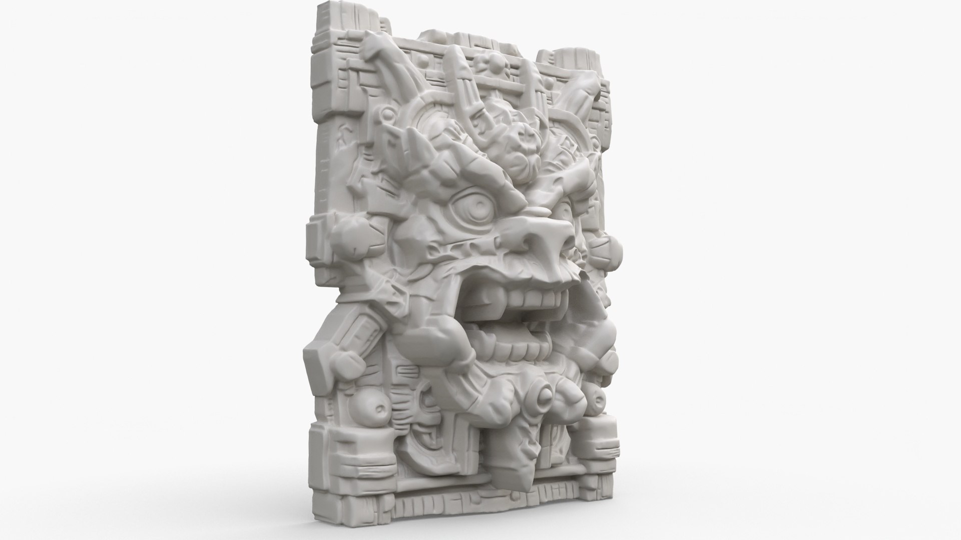 3D Mechano Tribal Mask 3 - TurboSquid 2182073