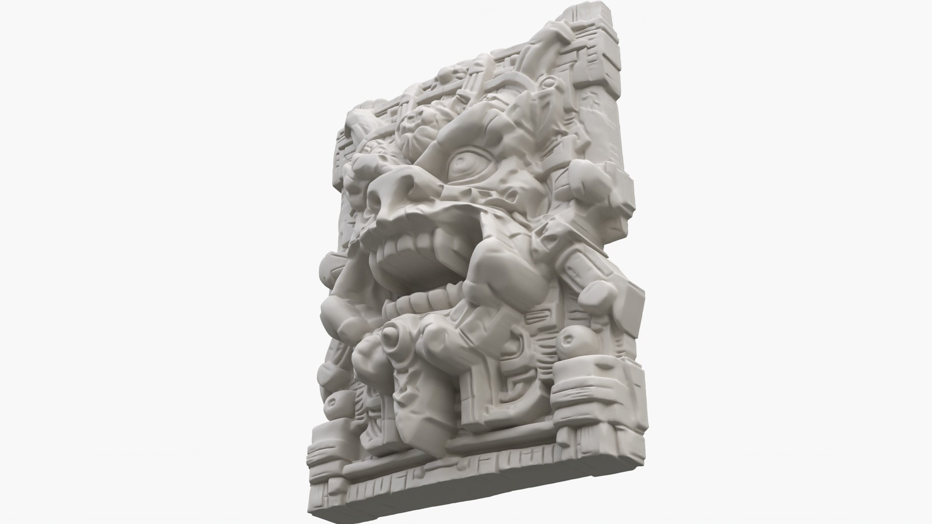 3D Mechano Tribal Mask 3 - TurboSquid 2182073