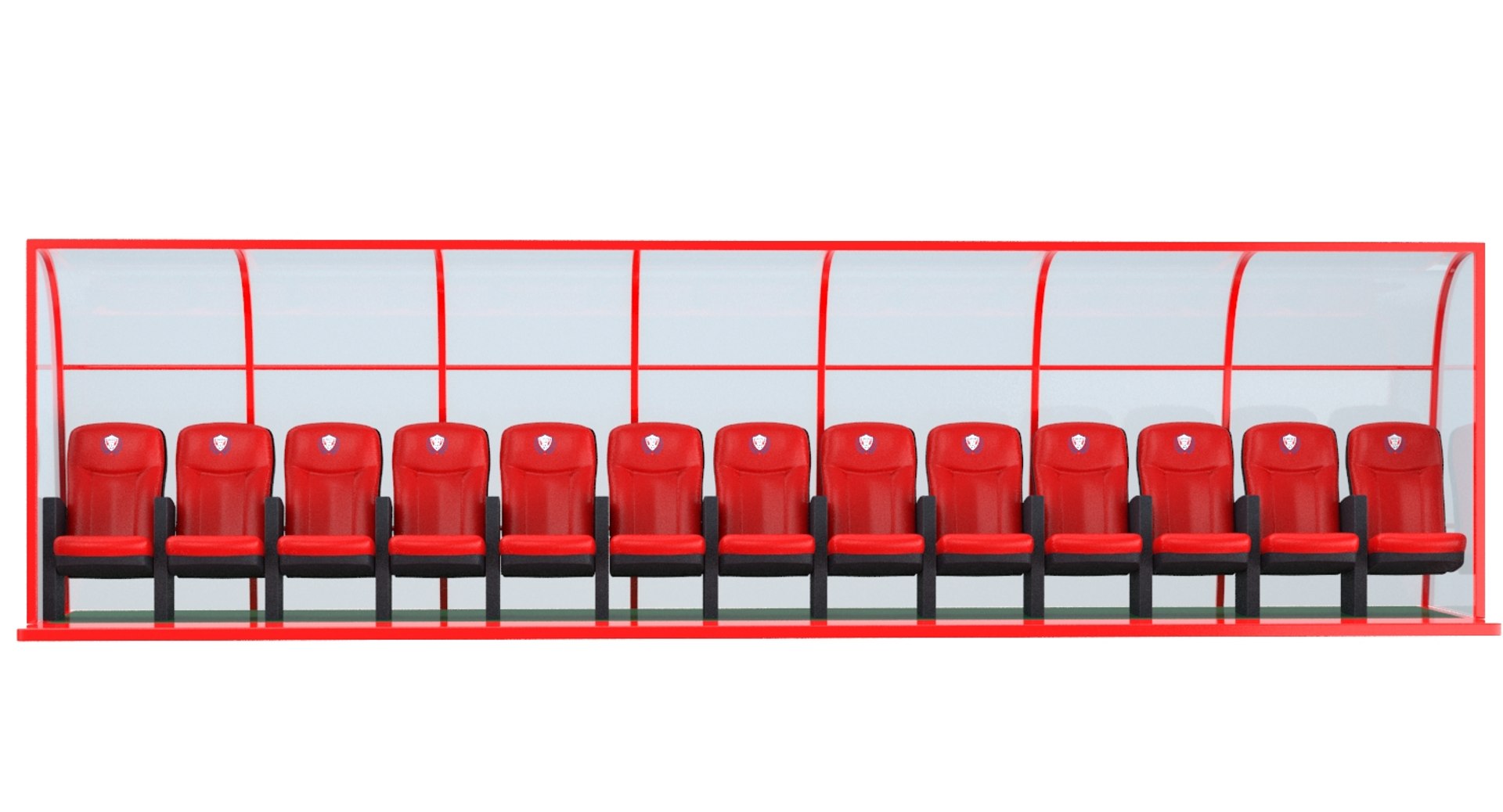 Real Soccer Bench 3D Model - TurboSquid 1300982