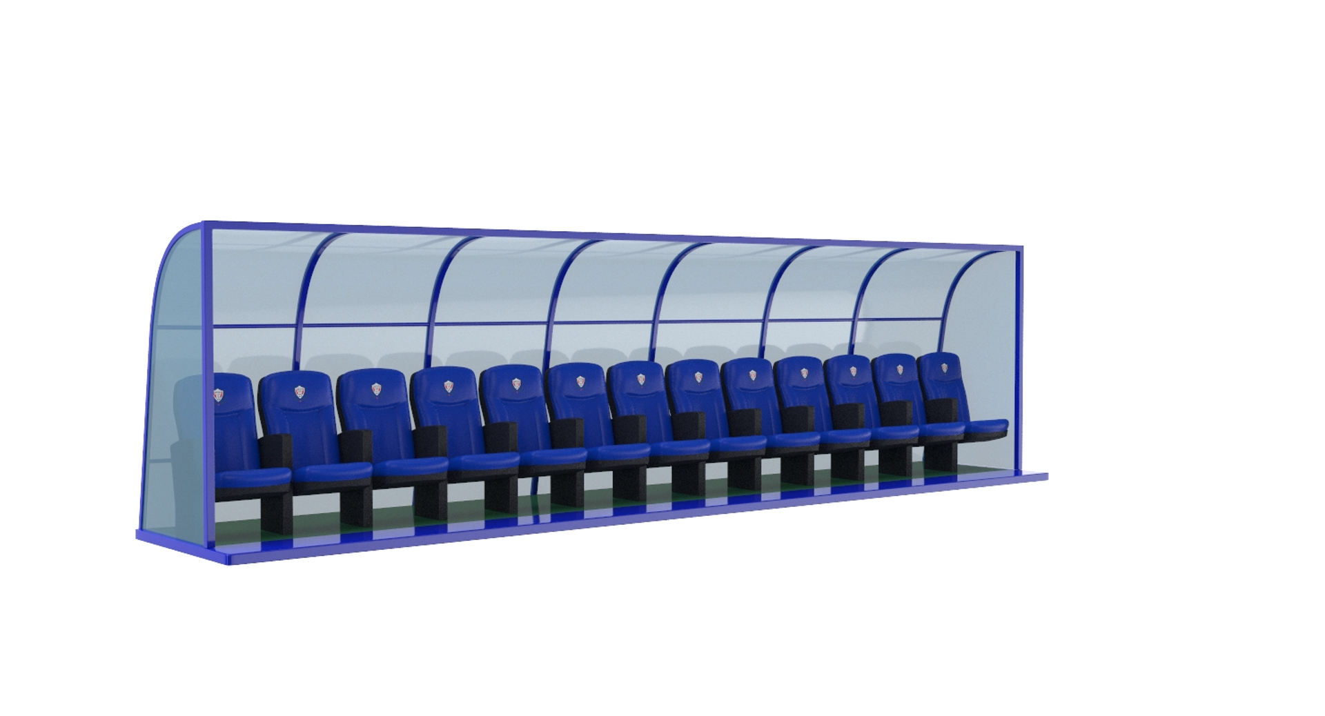 Real Soccer Bench 3D Model - TurboSquid 1300982