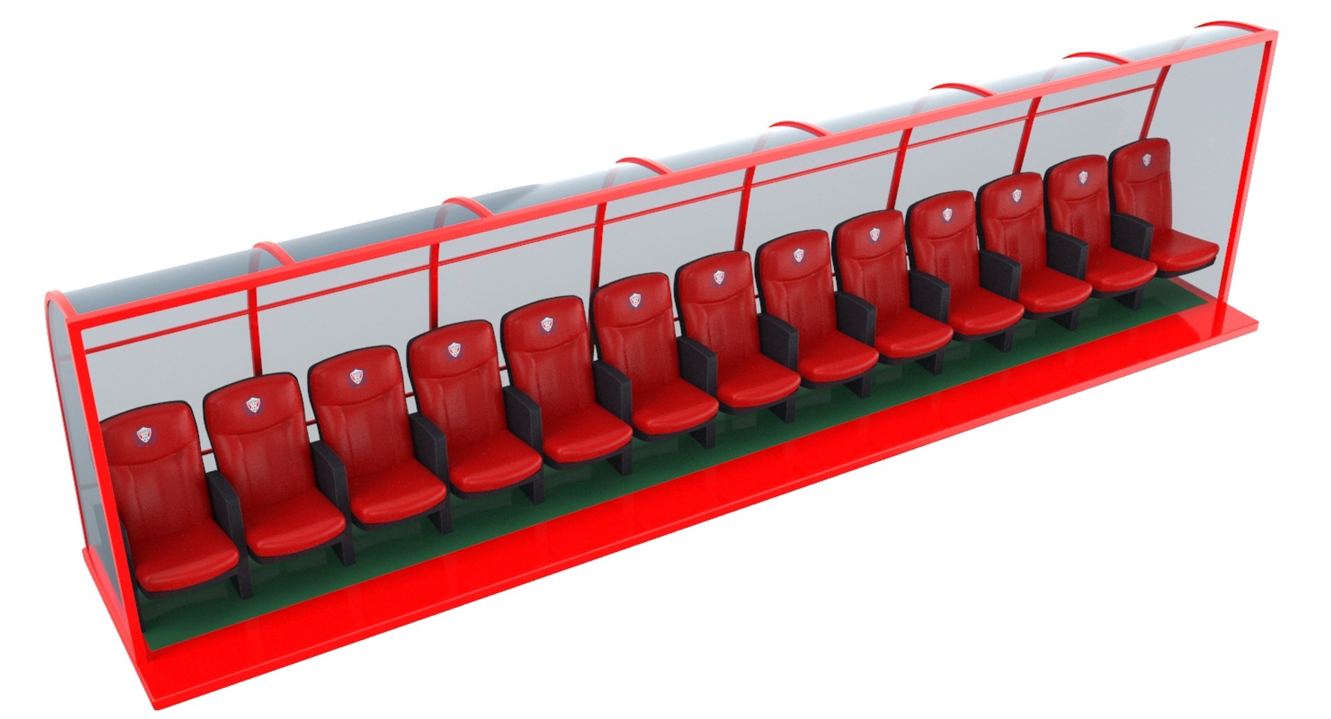 Real Soccer Bench 3D Model - TurboSquid 1300982