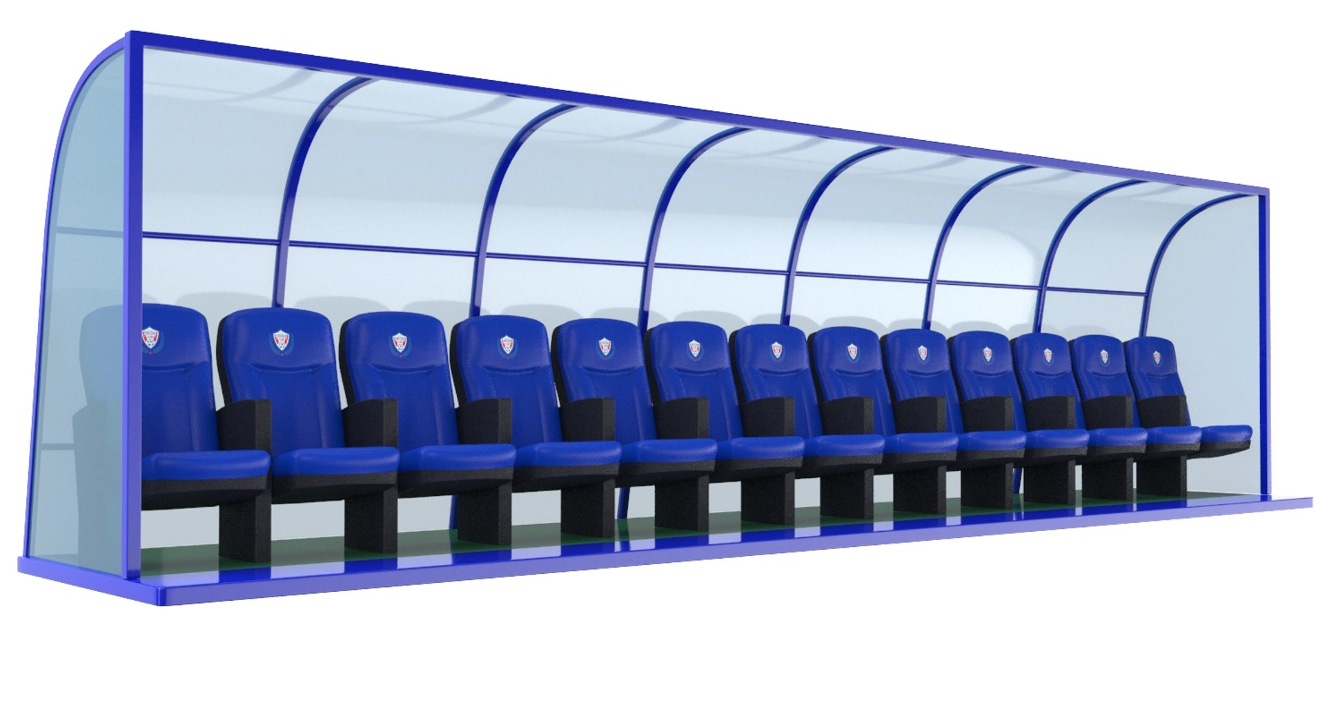Real Soccer Bench 3D Model - TurboSquid 1300982