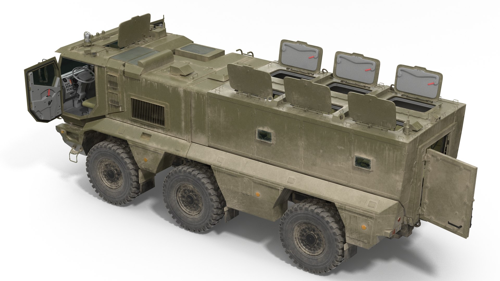 Mrap kamaz 63968 typhoon 3D model - TurboSquid 1661281