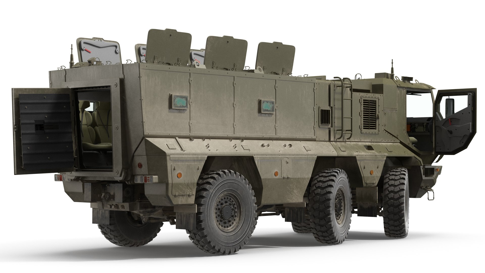 Mrap kamaz 63968 typhoon 3D model - TurboSquid 1661281