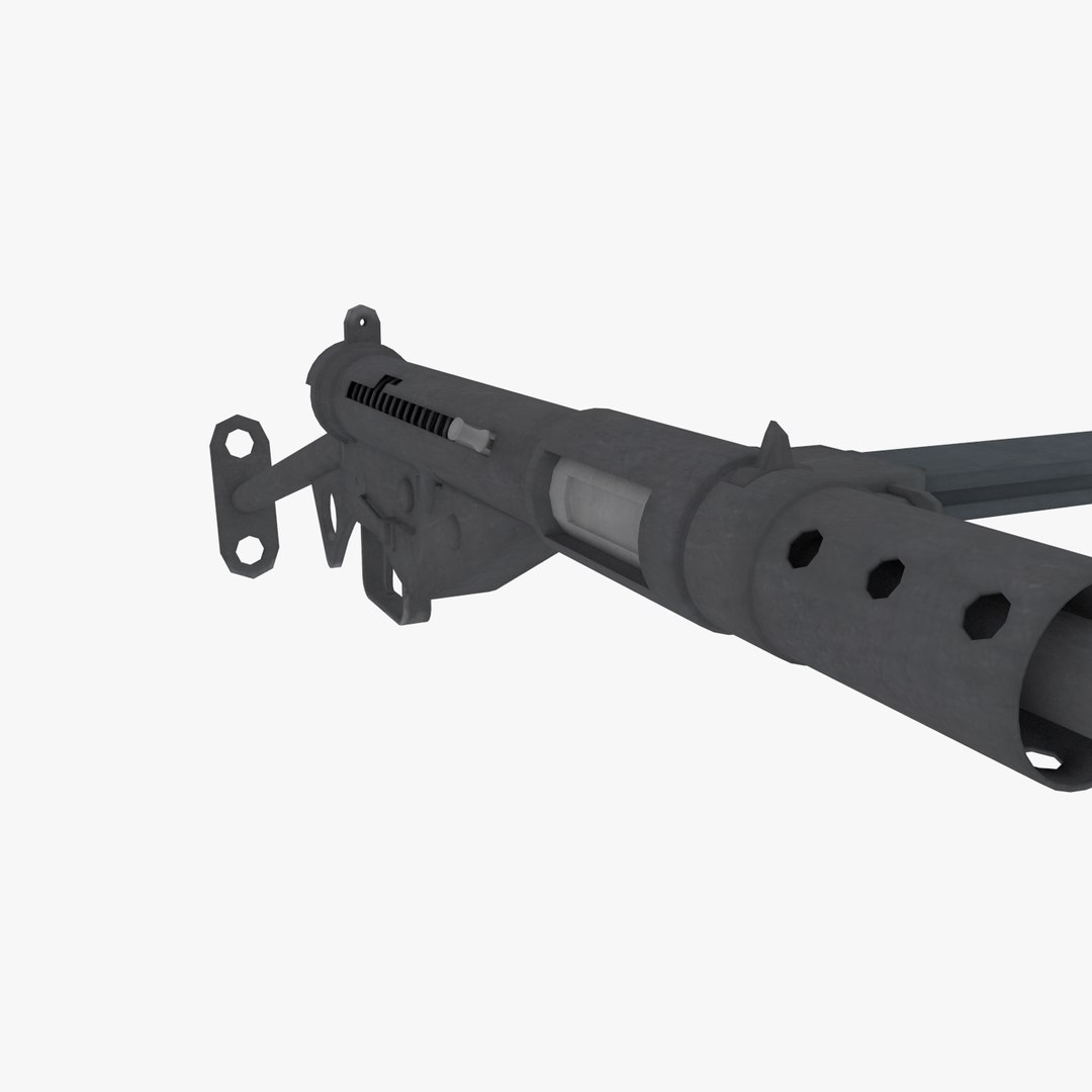 British Sten Mark Ii 3d Model