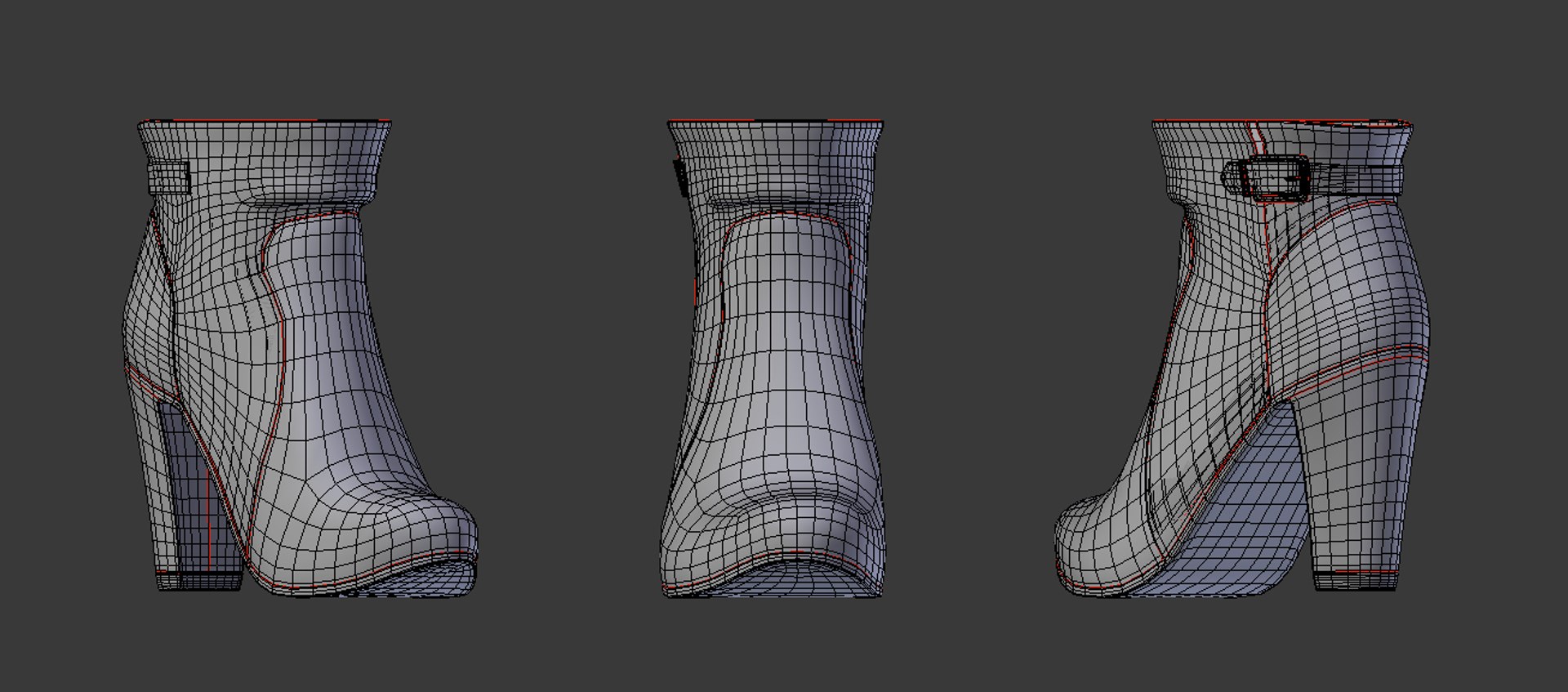 Boots Ankle 3D Model - TurboSquid 1481952