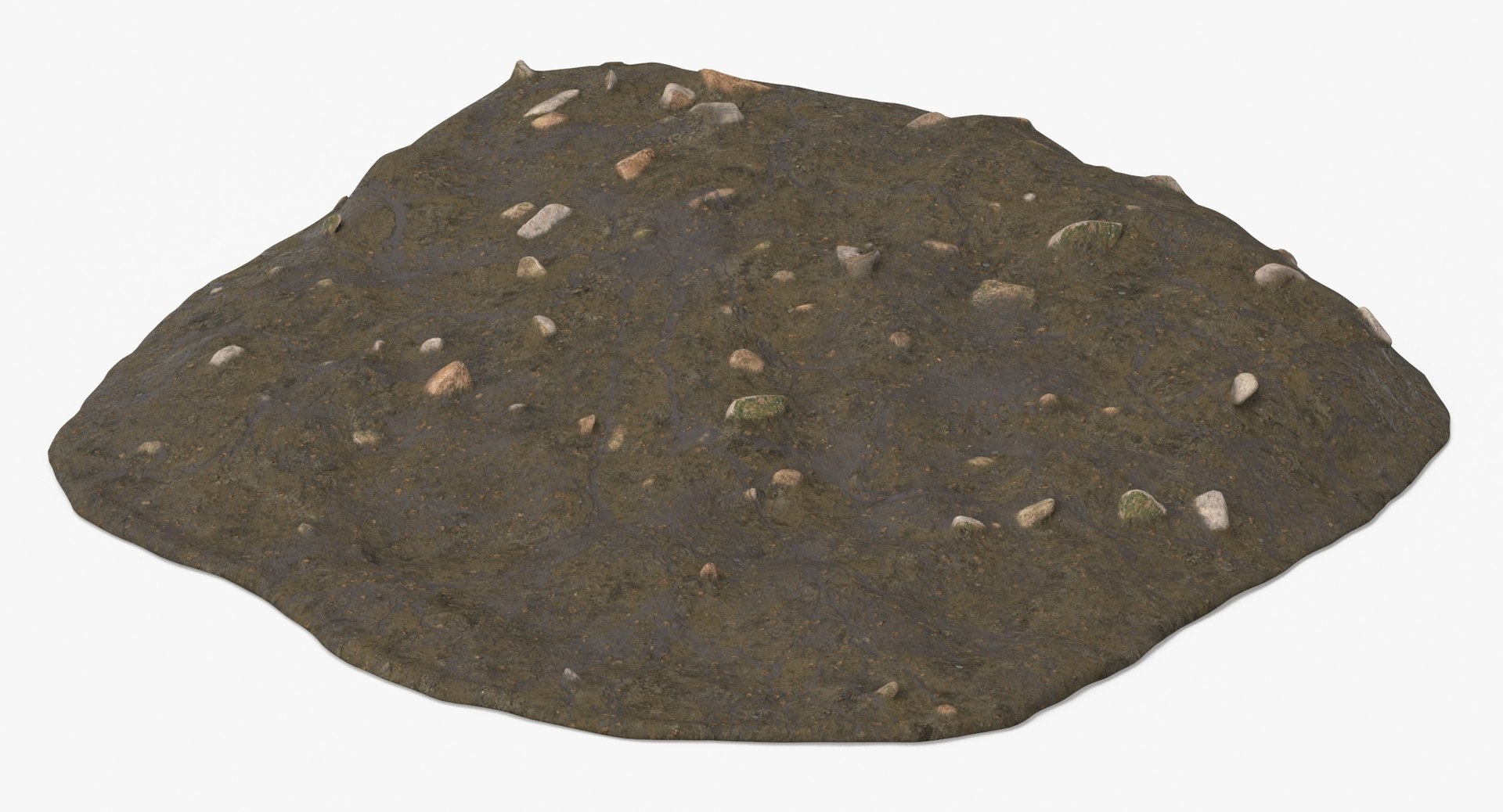 3D Mud And Rock Landslide - TurboSquid 2031449