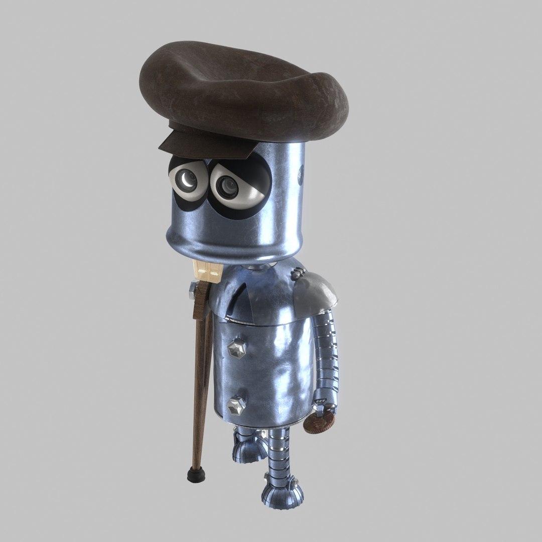 3d Futurama Tinny Tim Model