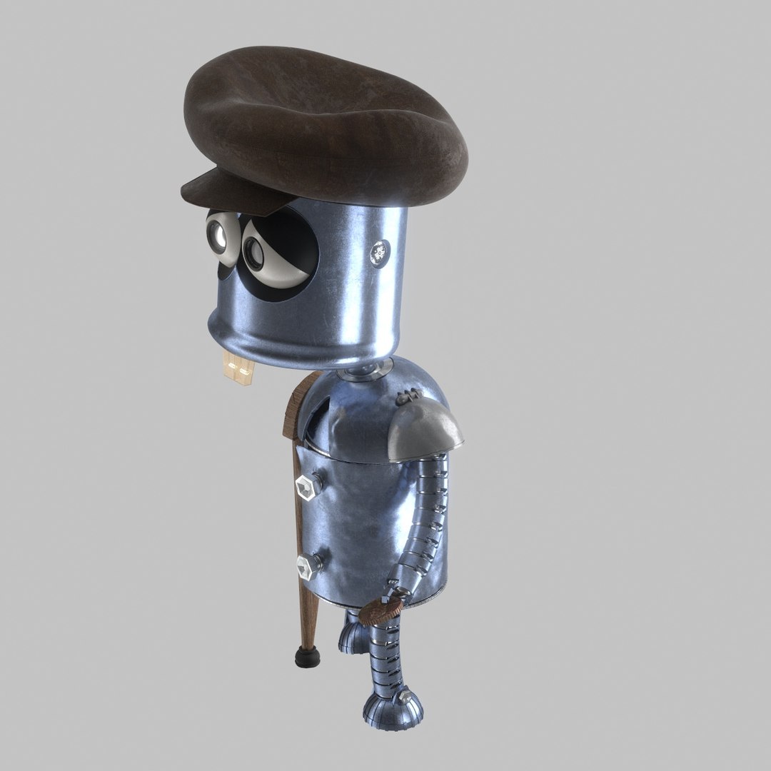 3d Futurama Tinny Tim Model