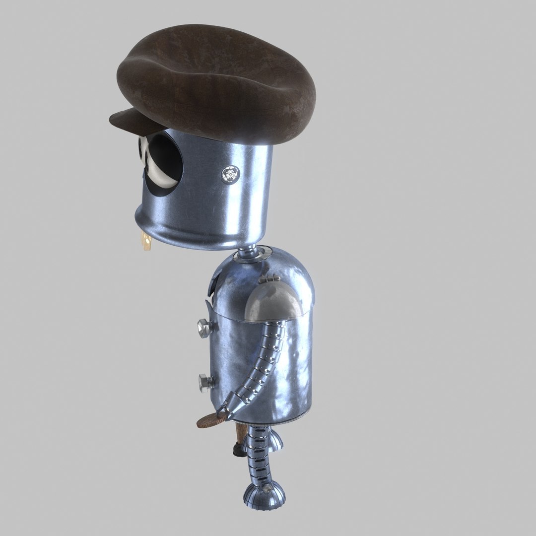 3d Futurama Tinny Tim Model