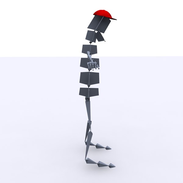 bones character 3d max