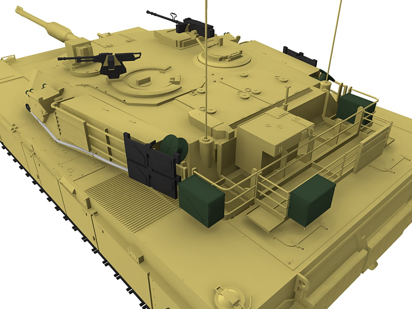 Abrams Tank 3d Model