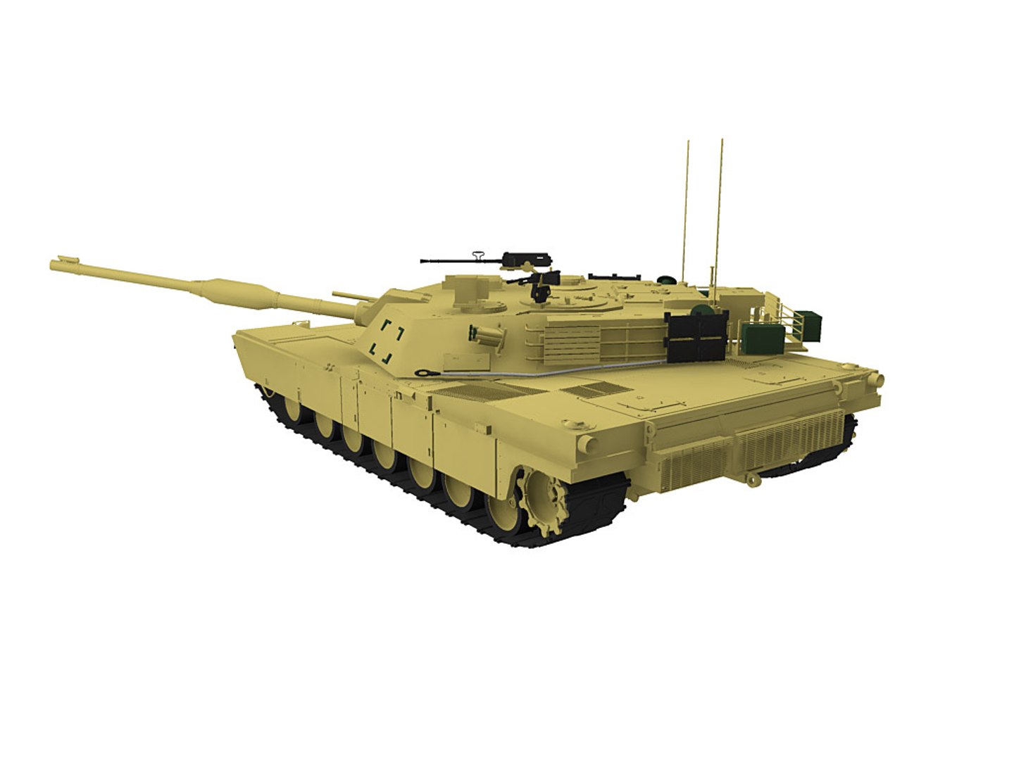 Abrams Tank 3d Model