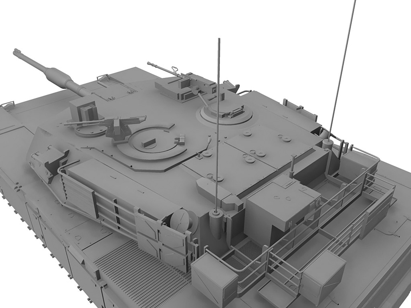 Abrams Tank 3d Model