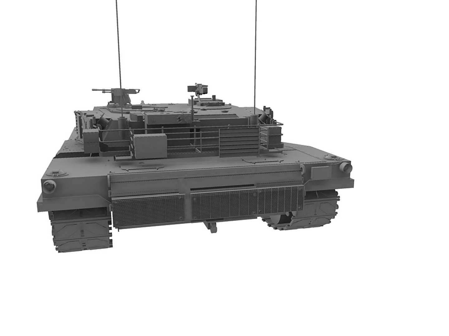Abrams Tank 3d Model