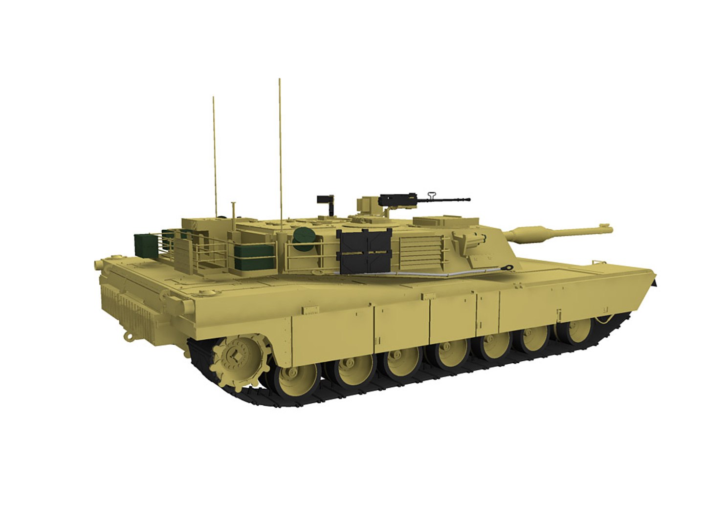 Abrams Tank 3d Model