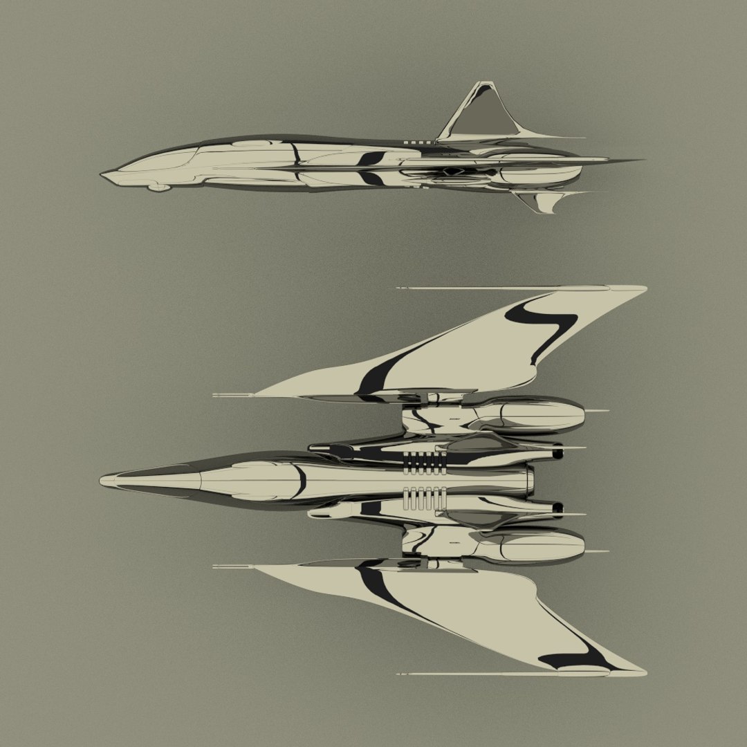 Free Fighter Gunship 3d Model