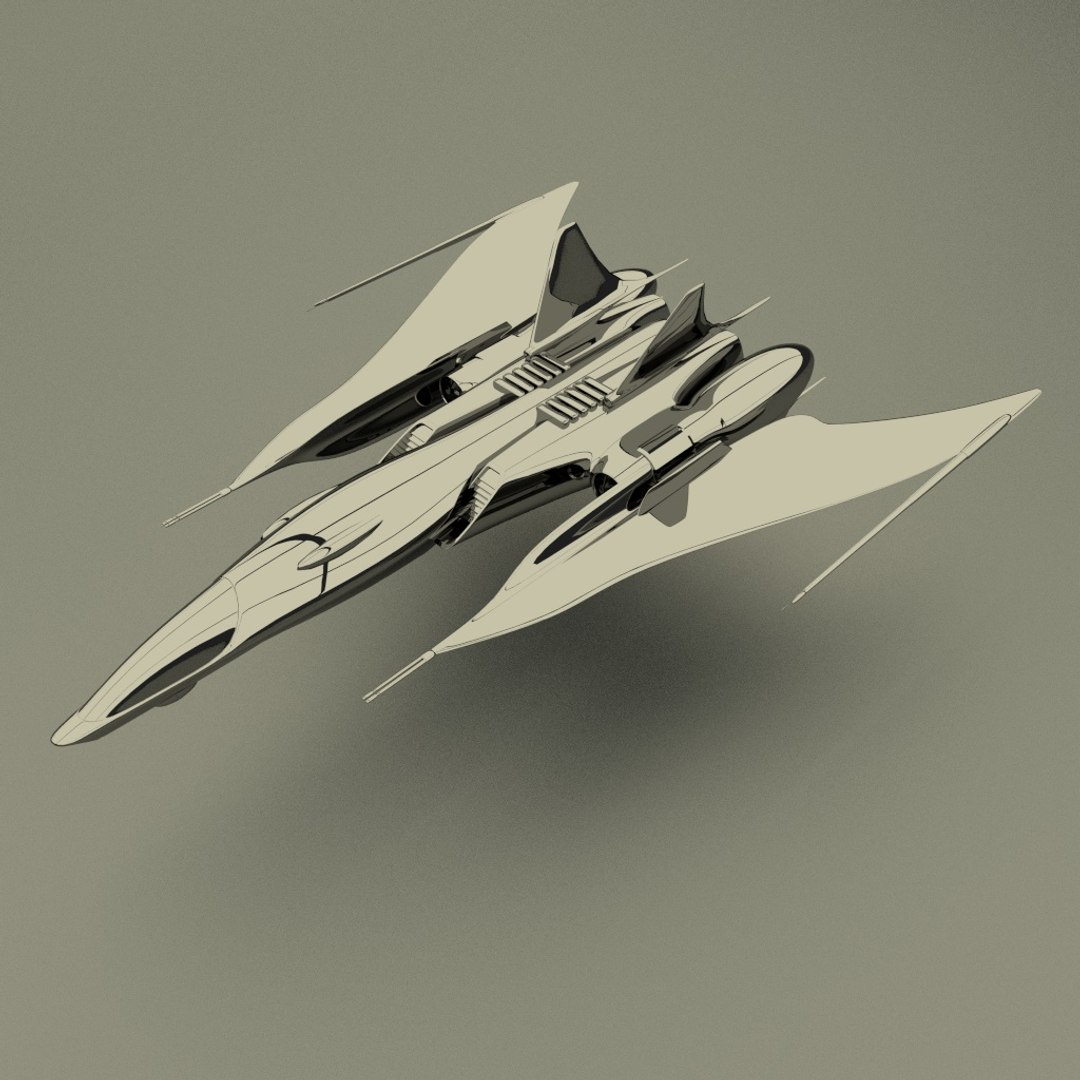 Free Fighter Gunship 3d Model